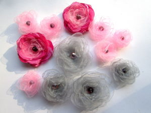 Silk Flower Necklace Tutorial - Happy Family Art