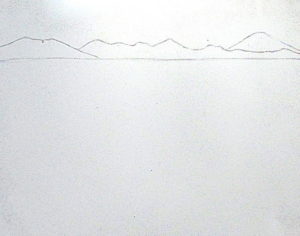 Color Pencil Landscape Drawing - Happy Family Art