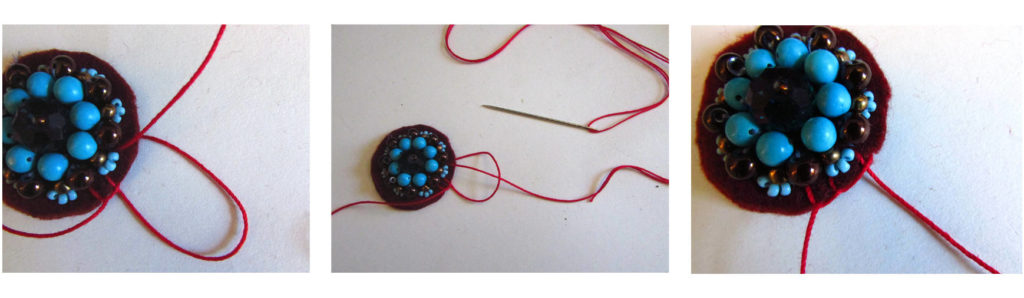 Beaded Felt Pins Tutorial - Happy Family Art