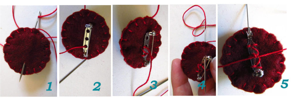 Beaded Felt Pins Tutorial - Happy Family Art