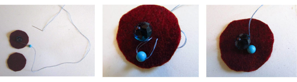 Beaded Felt Pins Tutorial - Happy Family Art