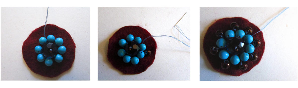 Beaded Felt Pins Tutorial - Happy Family Art