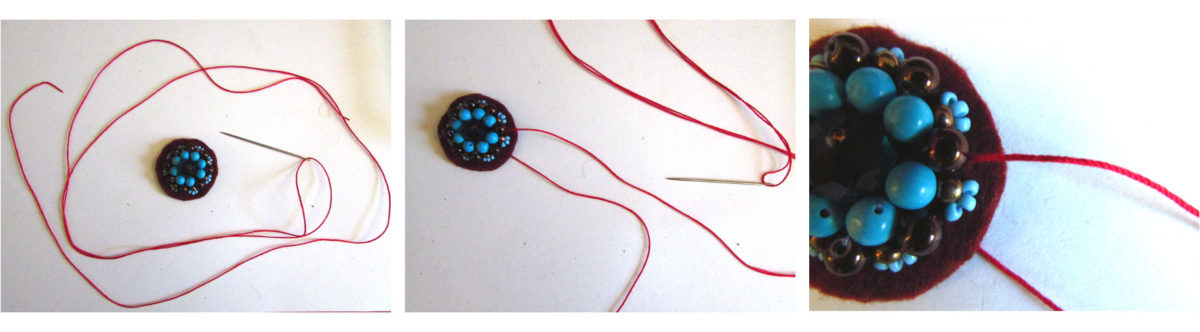 Beaded Felt Pins Tutorial - Happy Family Art