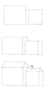 Watercolor Buildings Painting Tutorial - Happy Family Art