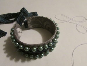 Lace Cuff Bracelet Tutorial - Happy Family Art