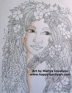 How To Color In A Face - Happy Family Art