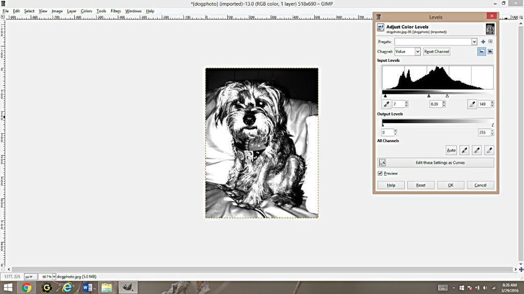 Making Coloring Pages From Photographs Using Gimp - Happy Family Art