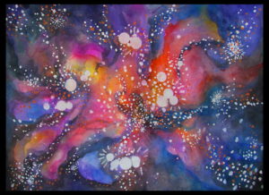 Fun Watercolor Galaxy and Space Paintings