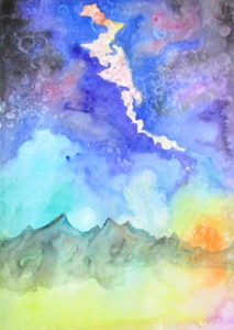 Fun Watercolor Galaxy and Space Paintings