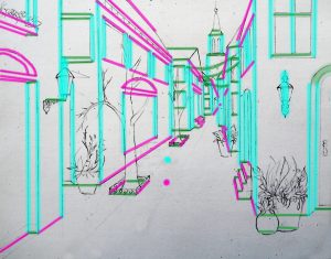 Single Point Perspective Drawing of a Street - Happy Family Art