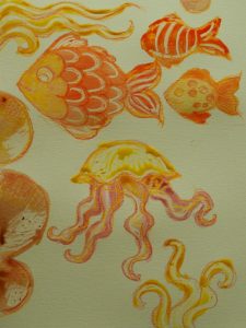 3D Watercolor Fish - Happy Family Art