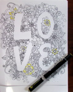 Negative Space Drawing - Happy Family Art