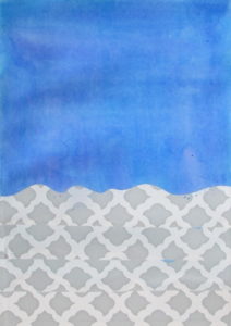 Negative Space Watercolor Paintings - Happy Family Art