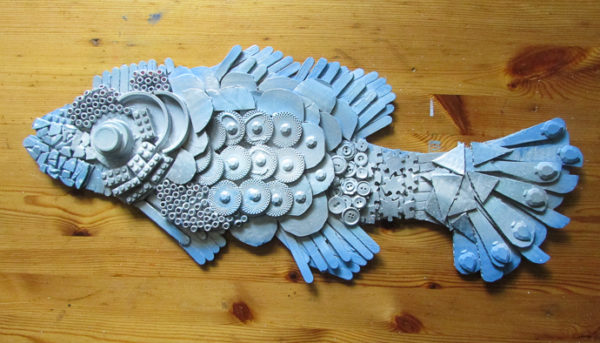 Recycled Sculptures - Happy Family Art Recycled Sculptures - Happy Family Art