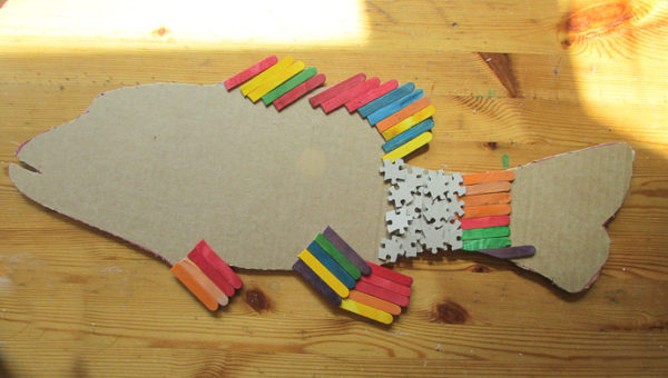 Recycled Sculptures - Happy Family Art